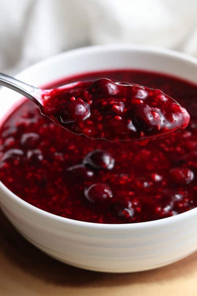 Simple Berry Sauce - Vegan Blueberry